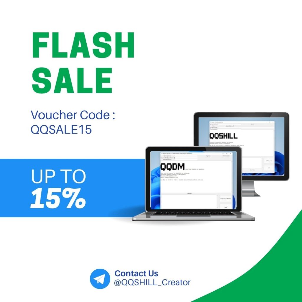 QQDM - Telegram DM Bot - Auto Send Private Message 24/7